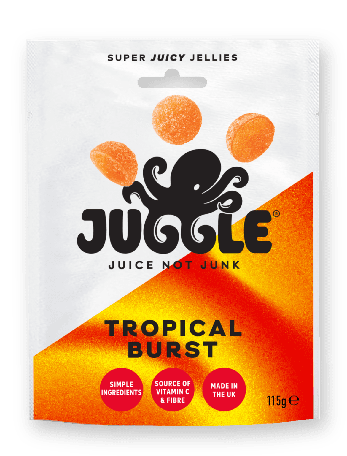 Juggle Fruit Sweets | Natural Fruit Juice Jellies Collection